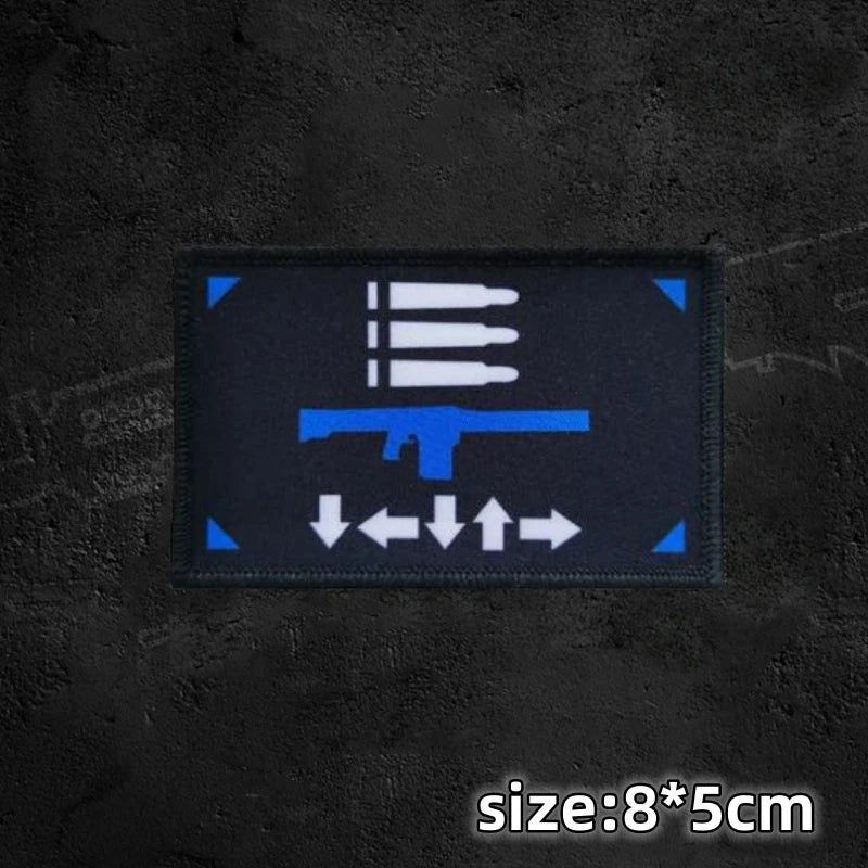 Helldivers 'Machine Gun' Embroidered Velcro Patch – Little Patch Co