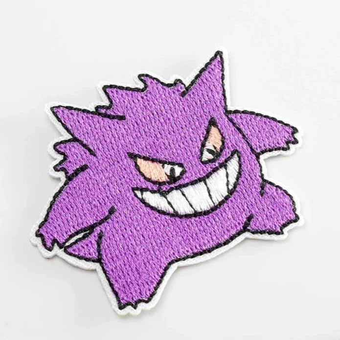 Pocket Monster 'Gengar | Strong' Embroidered Patch — Little Patch Co