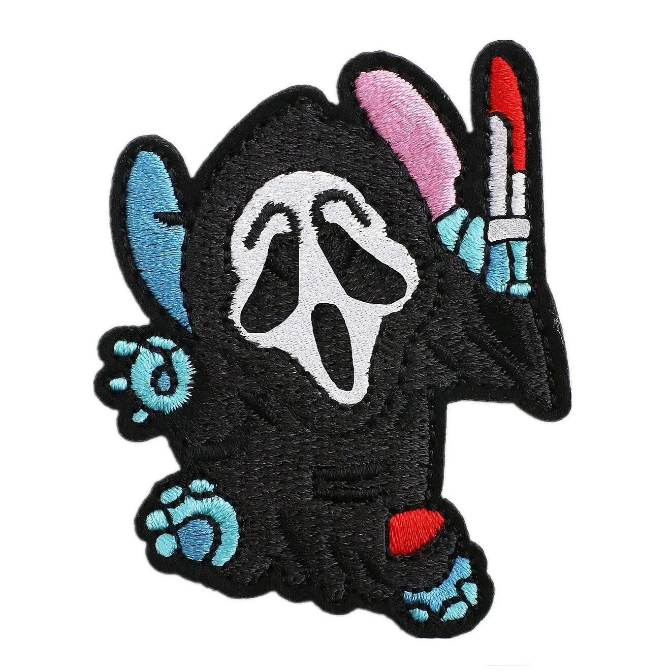 Stitch x Ghostface Embroidered Patch — Little Patch Co