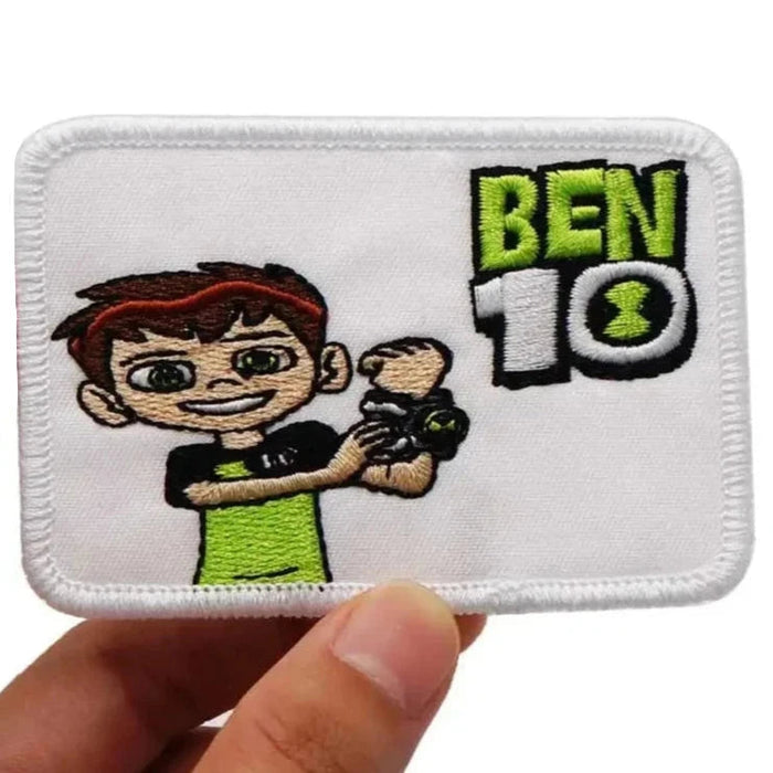 Ben 10 'Ben Tennyson | Square' Embroidered Velcro Patch — Little Patch Co