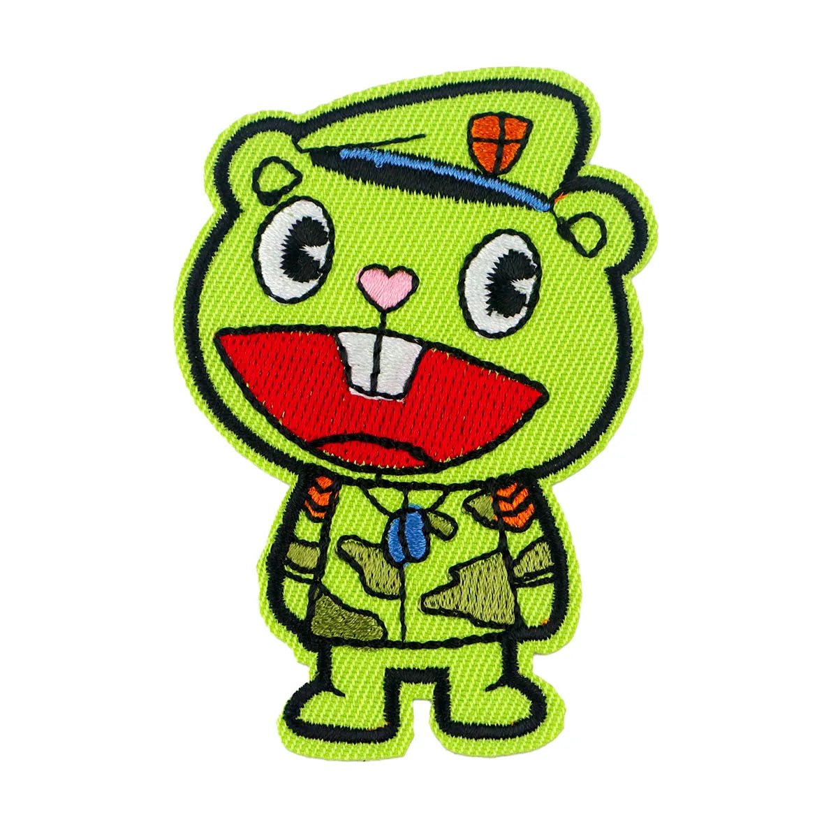 Happy Tree Friends ‘Flippy | Big Smile’ Embroidered Patch – Little Patch Co