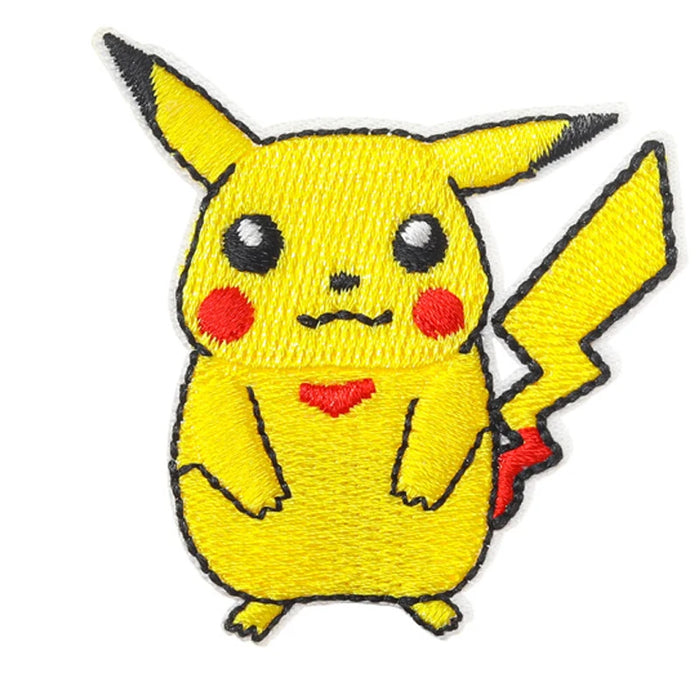 Pocket Monster 'Pikachu | Serious' Embroidered Patch — Little Patch Co