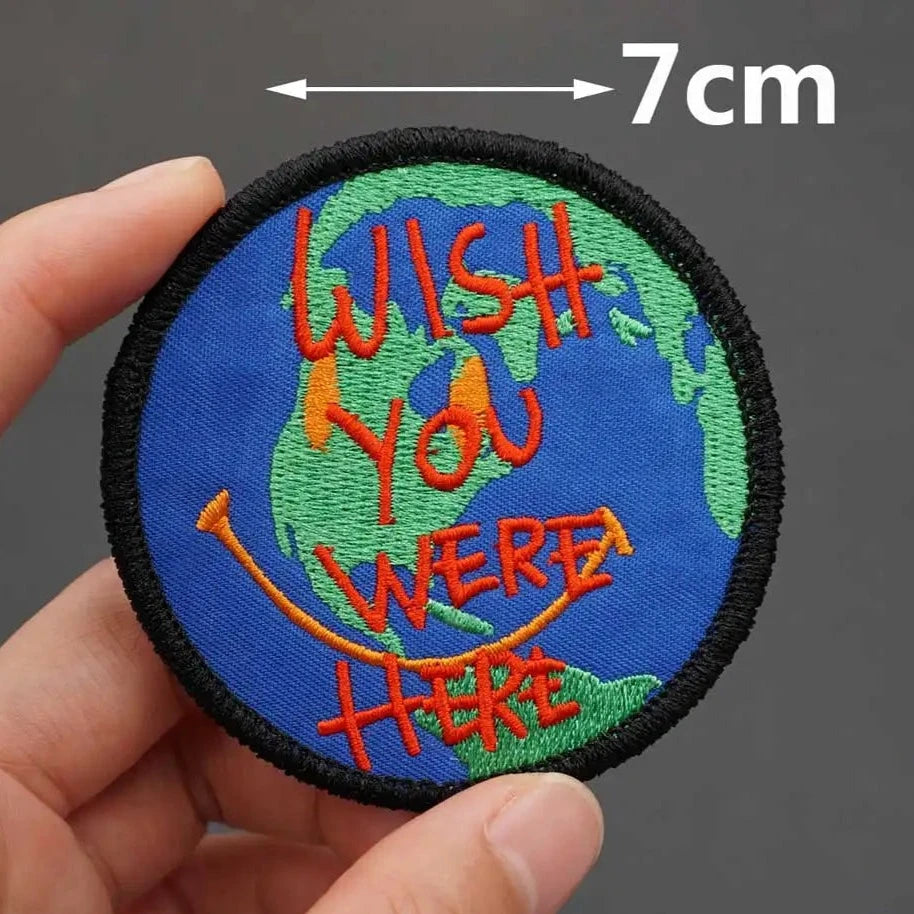 Travis Scott 'AstroWorld | Wish You Were Here' Embroidered Velcro Patc ...