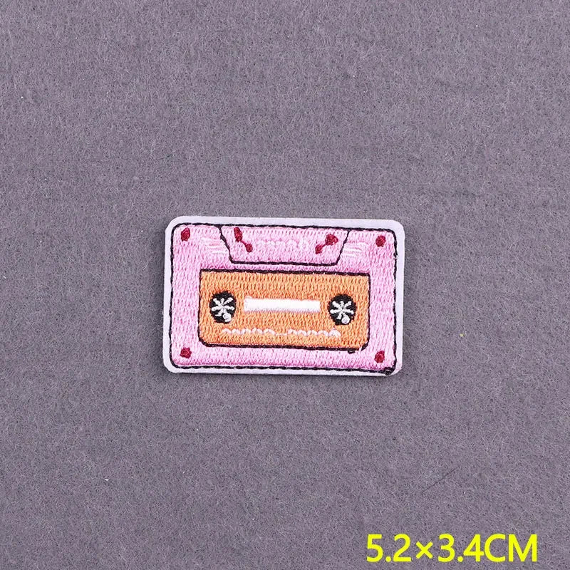 Cute 'Cassette Tape' Embroidered Patch – Little Patch Co