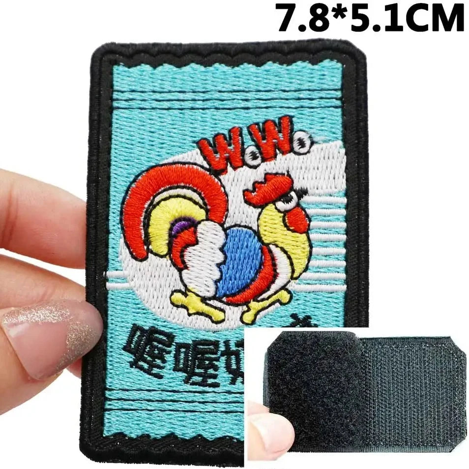 Wowo Oh Oh Milk Candy 'Square' Embroidered Velcro Patch – Little Patch Co