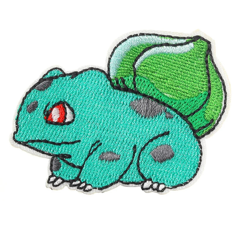 Pocket Monster 'Bulbasaur | Side View' Embroidered Patch – Little Patch Co