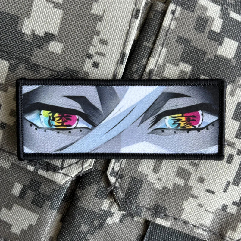 Kimetsu no Yaiba 'Doma | Kanji Eyes' Embroidered Velcro Patch – Little ...