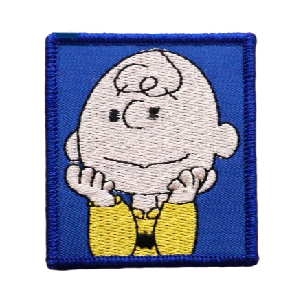 The Peanuts Movie 'Charlie Brown' Embroidered Velcro Patch – Little ...