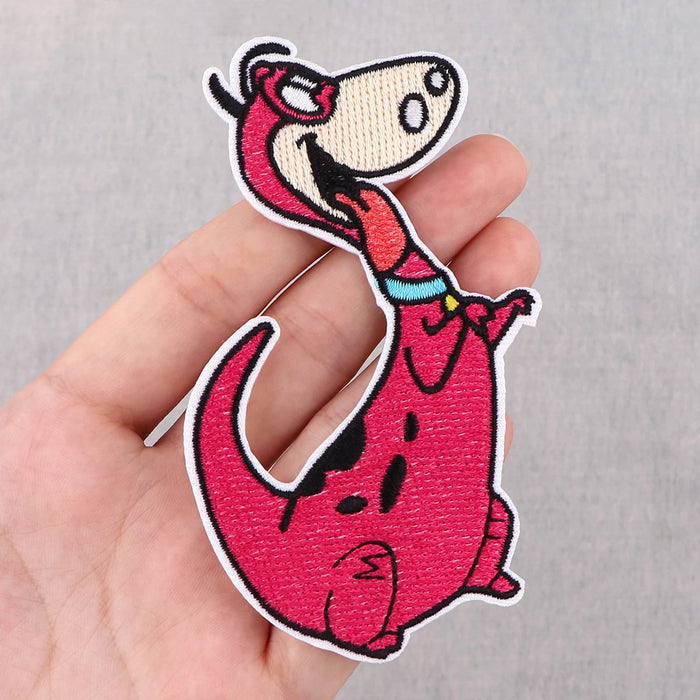 The Flintstones 'Dino | Shocked' Embroidered Patch — Little Patch Co