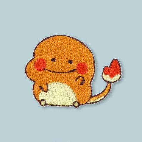 Pocket Monster 'Cute Charmander | Smiling' Embroidered Patch – Little ...
