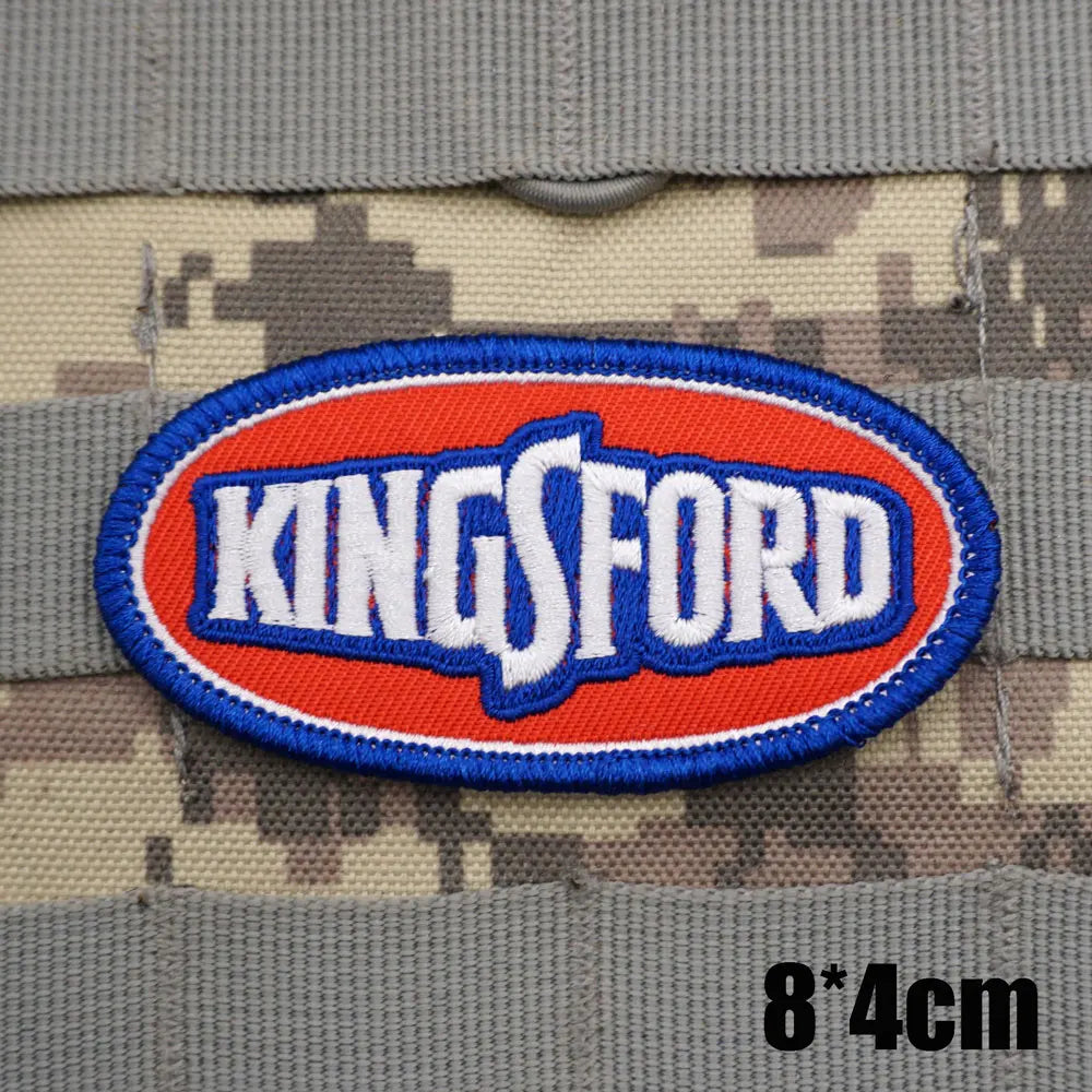 Kingsford 'Logo' Embroidered Velcro Patch – Little Patch Co