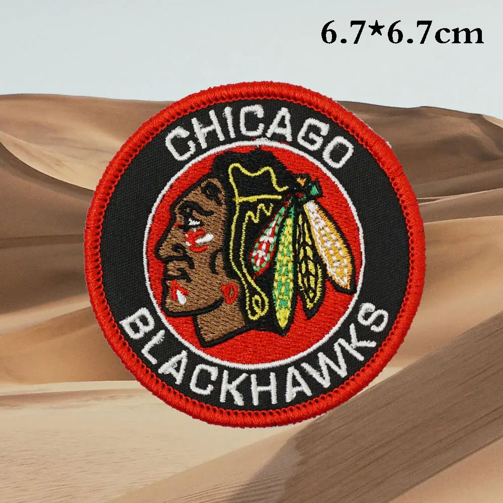 Chicago Blackhawks 'Logo | Round' Embroidered Patch – Little Patch Co
