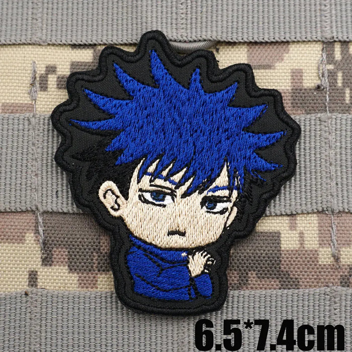 Jujutsu Kaisen 'Chibi Megumi Fushiguro' Embroidered Velcro Patch ...