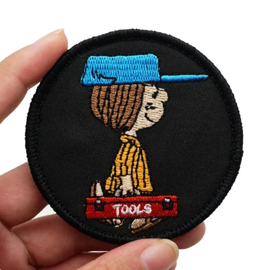 The Peanuts Movie 'Peppermint | Tools of Trade' Embroidered Velcro Pat ...