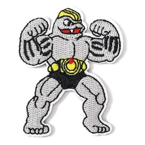 Pocket Monster 'Machoke | Strong' Embroidered Patch — Little Patch Co