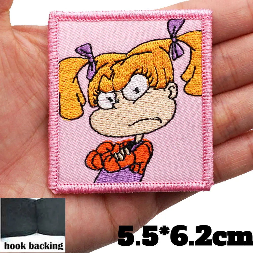 Rugrats 'Angelica Pickles | Grumpy' Embroidered Velcro Patch – Little ...