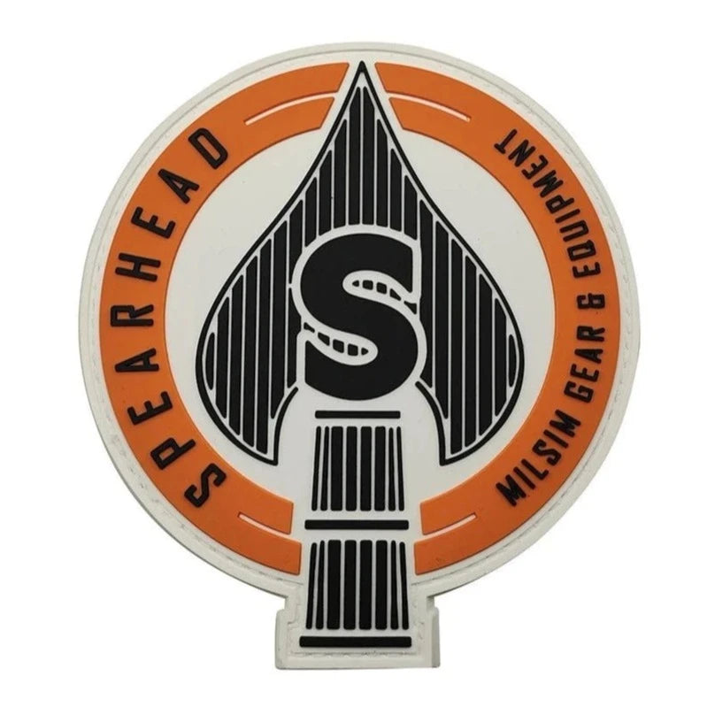 Cool 'Spearhead Milsim Logo' PVC Rubber Velcro Patch – Little Patch Co