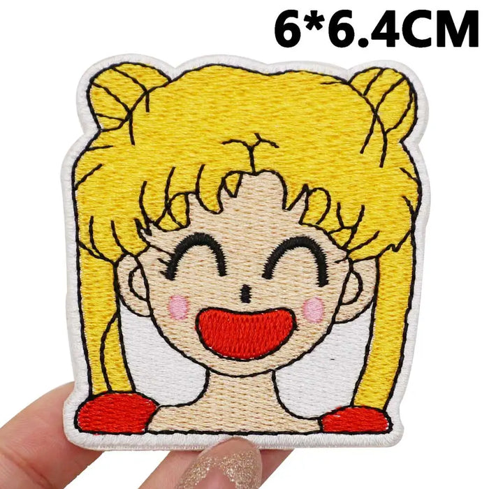 Sailor Moon 'Laughing' Embroidered Patch — Little Patch Co