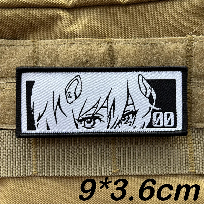 Neon Genesis Evangelion 'Rei Ayanami | Serious Eyes' Embroidered Velcr ...