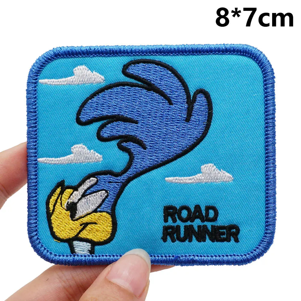 Road Runner 'Head | Square' Embroidered Patch – Little Patch Co