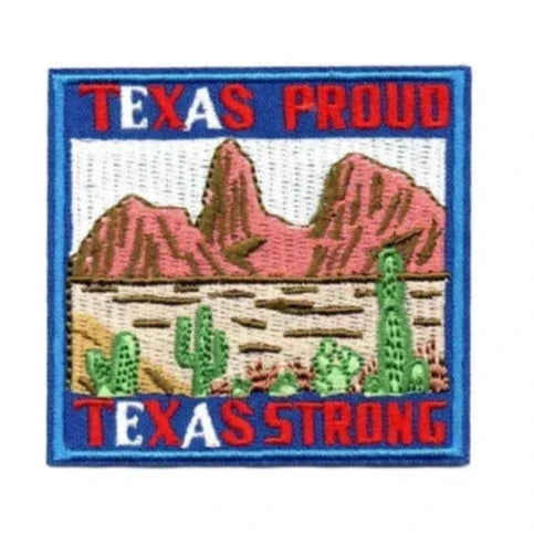 Desert 'Texas Proud and Strong' Embroidered Patch