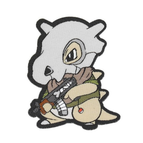 Pocket Monster 'Cubone | Tactical Gun' Embroidered Velcro Patch – Little Patch Co