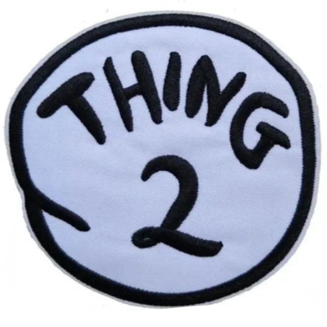 Dr. Seuss 'Thing 2 Logo' Embroidered Patch — Little Patch Co