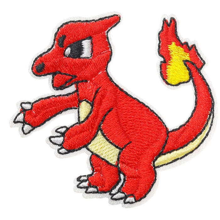 Pocket Monster 'Charmeleon | Side View' Embroidered Patch — Little Patch Co