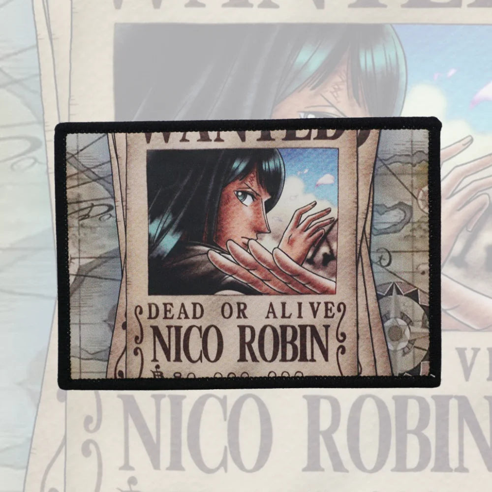 One Piece 'Nico Robin | Dead or Alive' Embroidered Patch – Little Patch Co