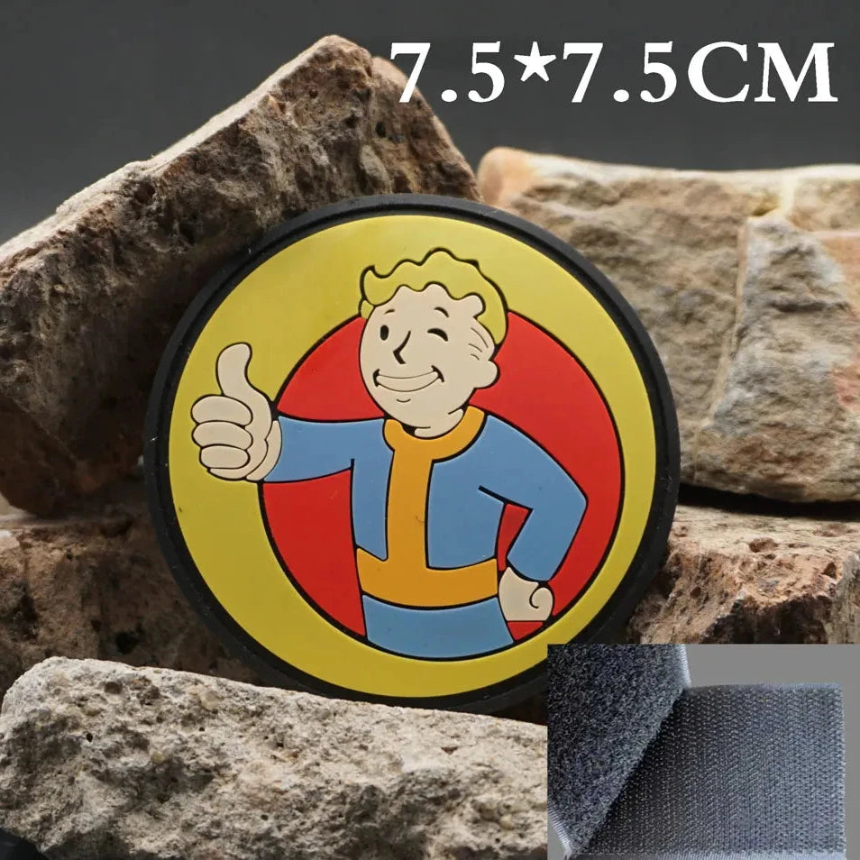Fallout ‘Vault Boy' PVC Rubber Velcro Patch – Little Patch Co