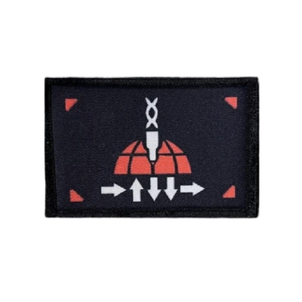 Helldivers 'Orbital Railcannon Strike' Embroidered Velcro Patch ...