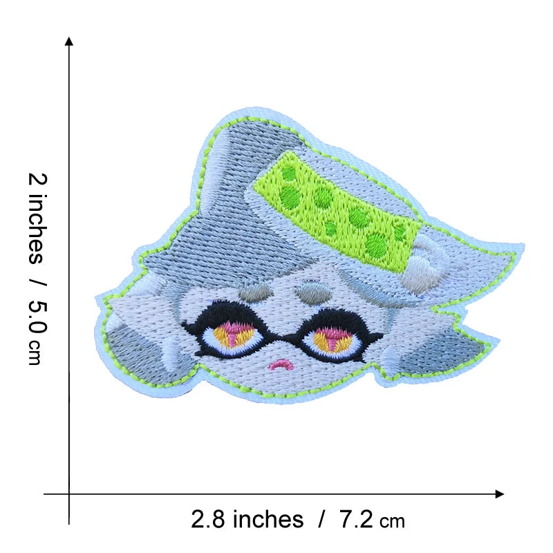 Splatoon 'Marie | Head' Embroidered Patch – Little Patch Co