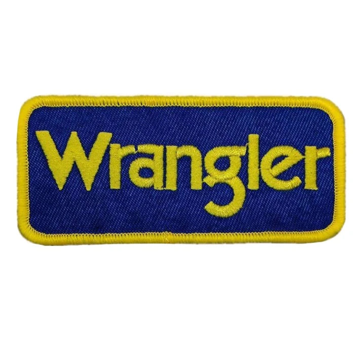 Cool 'Wrangler Logo' Embroidered Patch