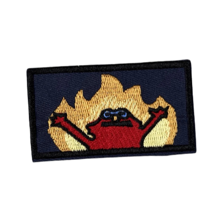 Sesame Street ‘Elmo | Hell Fire’ Embroidered Velcro Patch — Little Patch Co