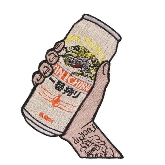 Kirin Ichiban Beer Embroidered Velcro Patch — Little Patch Co