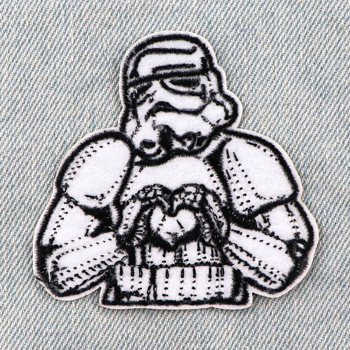 Empire and Rebellion 'Stormtrooper | Heart Hand' Embroidered Patch ...