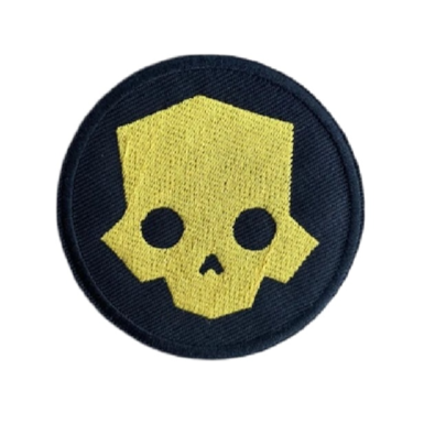 Helldivers 'Skull Logo | Round' Embroidered Velcro Patch – Little Patch Co