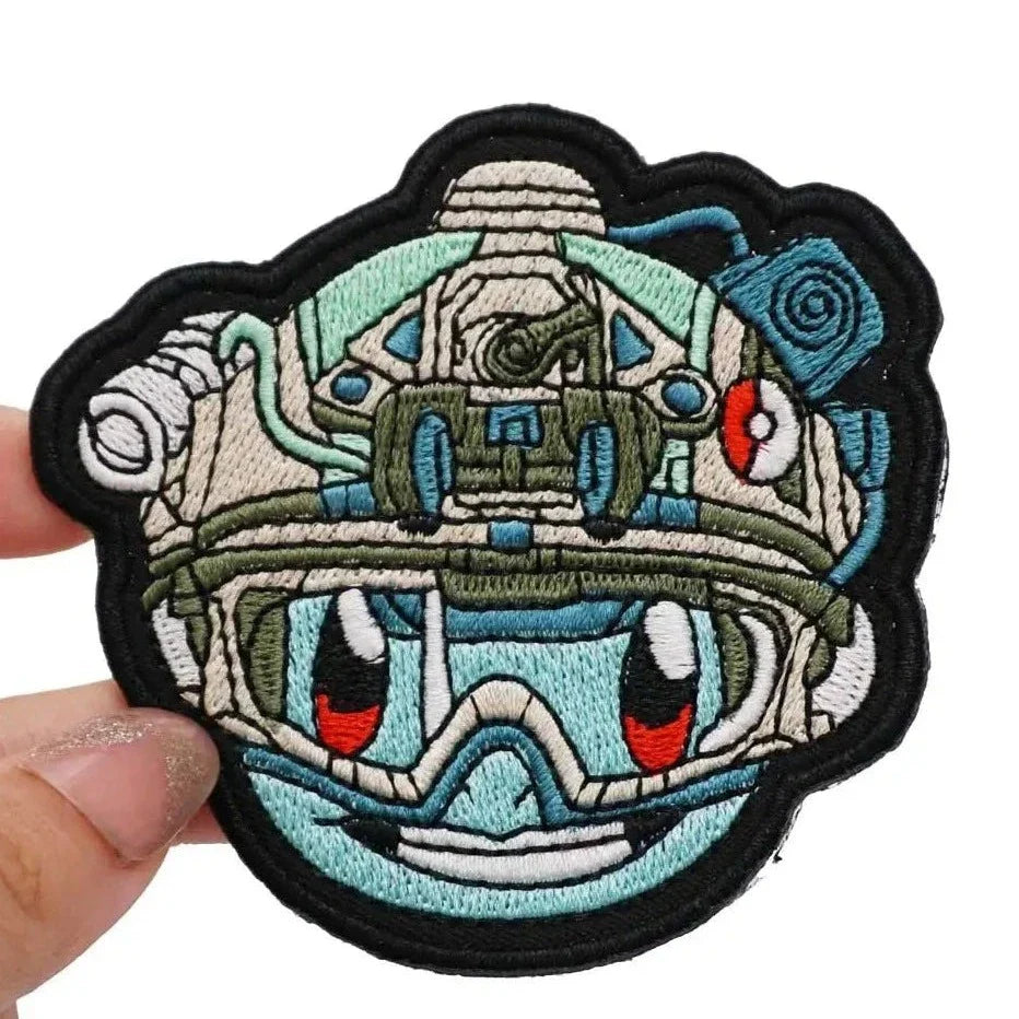 Pocket Monster 'Tactical | Squirtle 1.0' Embroidered Velcro Patch ...
