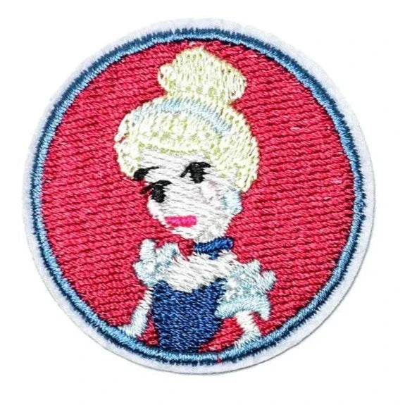 Glass Slipper 'Round' Embroidered Patch