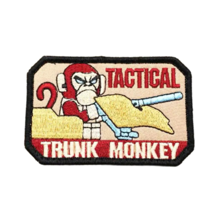 Monkey 'Tactical Trunk Monkey | 1.0' Embroidered Velcro Patch – Little ...