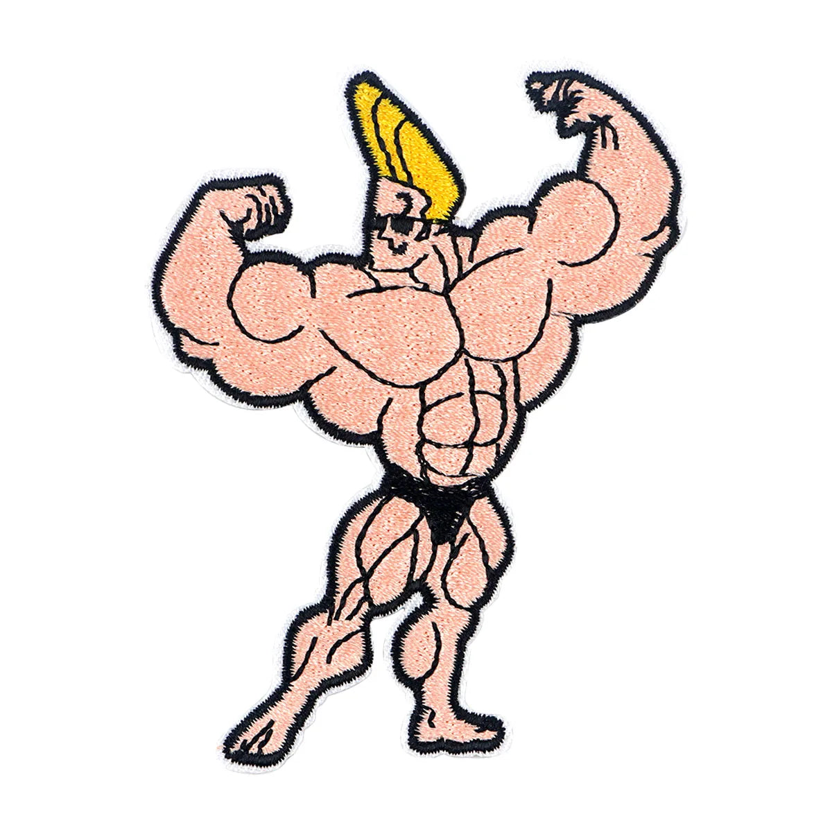 Johnny Bravo 'Flexing Muscles' Embroidered Patch – Little Patch Co
