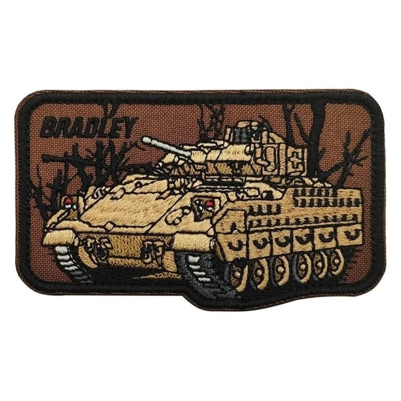 Bradley Battle Tank Embroidered Velcro Patch – Little Patch Co