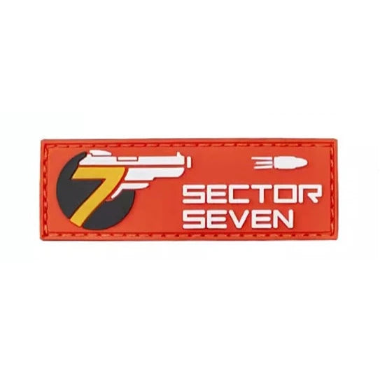 Cool 'Sector Seven' PVC Rubber Velcro Patch – Little Patch Co