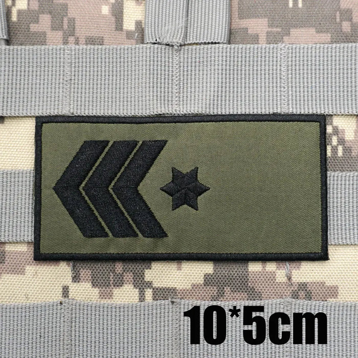 Military Rank 'Chief Warrant Officer | Left' Embroidered Velcro Patch ...