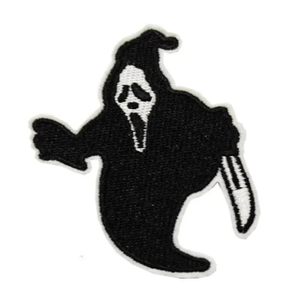 Scream 'Ghostface | Scaring' Embroidered Patch — Little Patch Co