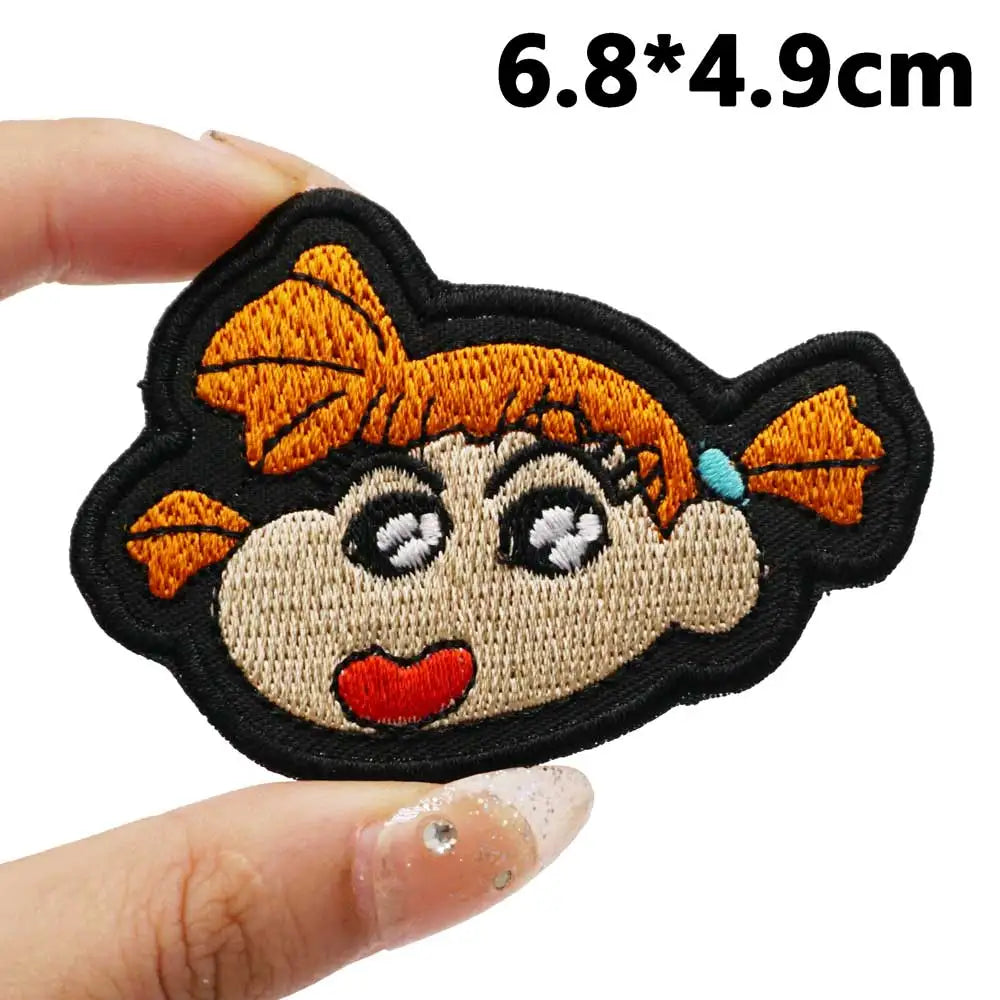 Crayon Shin Chan 'Nene Sakurada | Head' Embroidered Patch – Little Patch Co
