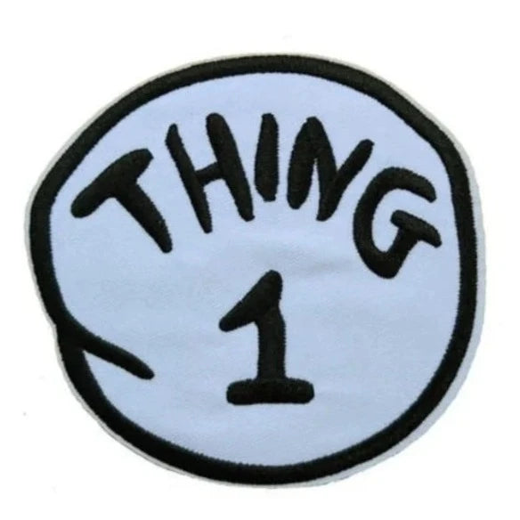 Dr. Seuss 'Thing 1 Logo' Embroidered Patch — Little Patch Co