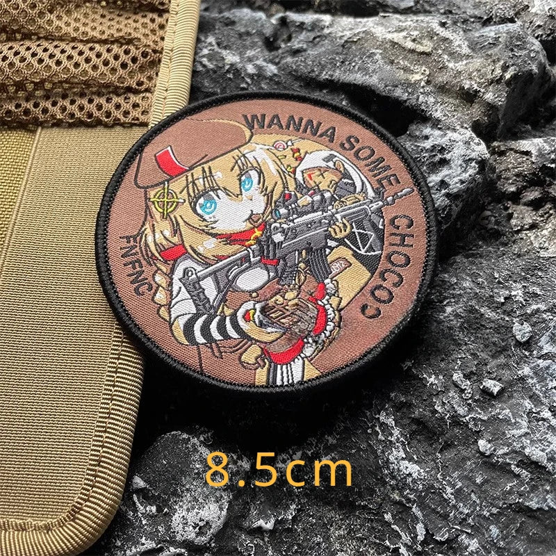 Girls' Frontline 'FF FNC | Tactical Gun' Embroidered Velcro Patch ...