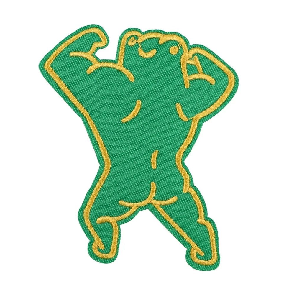 Bear 'Flexing Muscles' Embroidered Patch