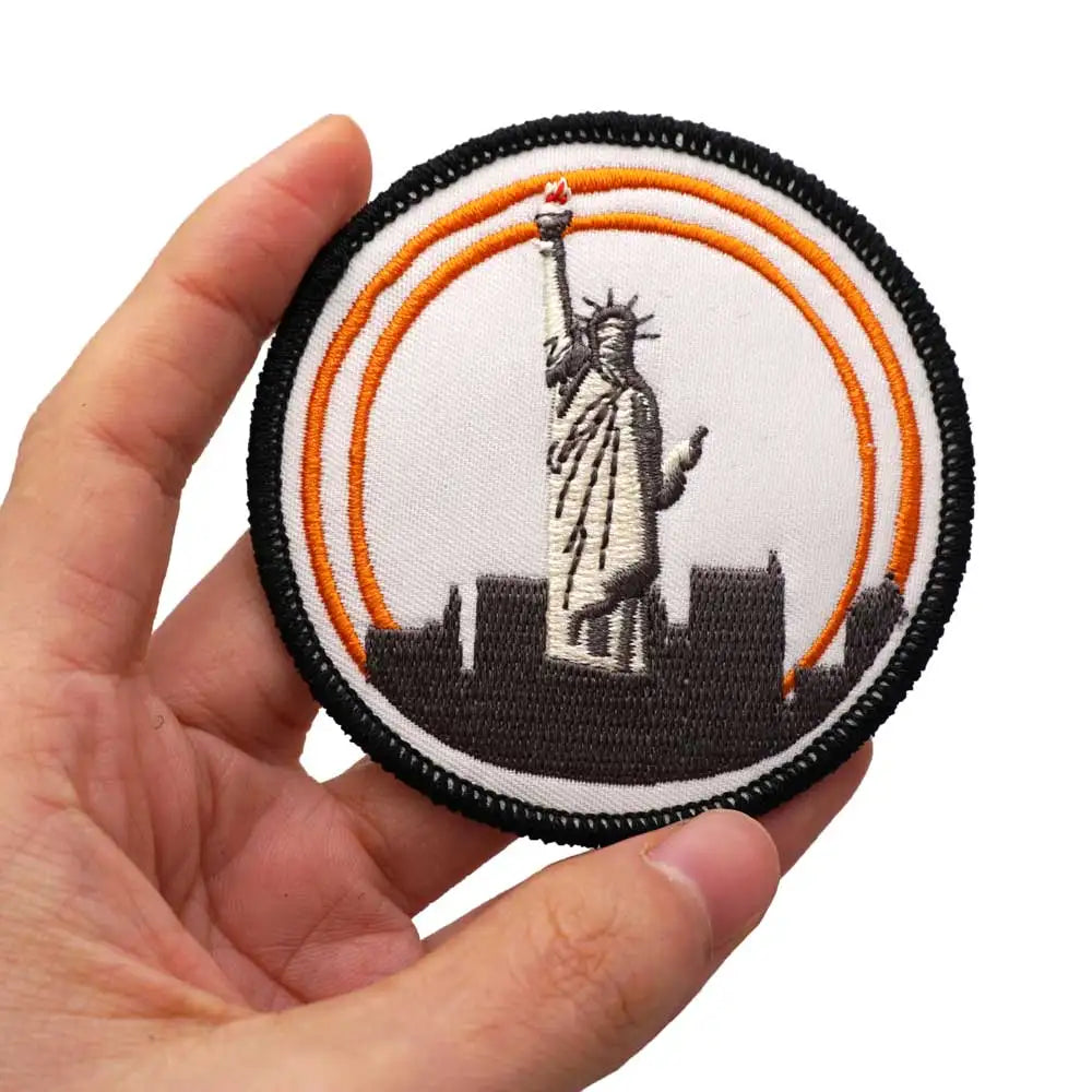 Statue of Liberty 'Round' Embroidered Patch – Little Patch Co